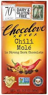 Chocolove Chilies Molé in Dark Chocolate Bar - Argonaut Wine & Liquor