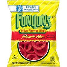 Lay's Funyuns Flamin' Hot Onion Flavored Rings - Argonaut Wine & Liquor
