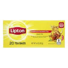 Lipton Black Tea Bags 2 oz. - Argonaut Wine & Liquor
