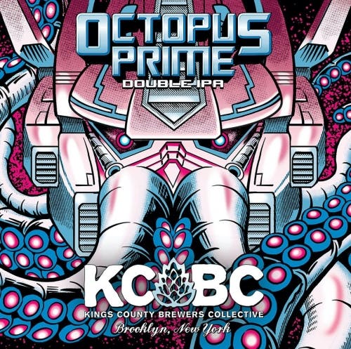 Kings County Brewers Collective Octopus Prime Double IPA 4 pack 16 oz ...
