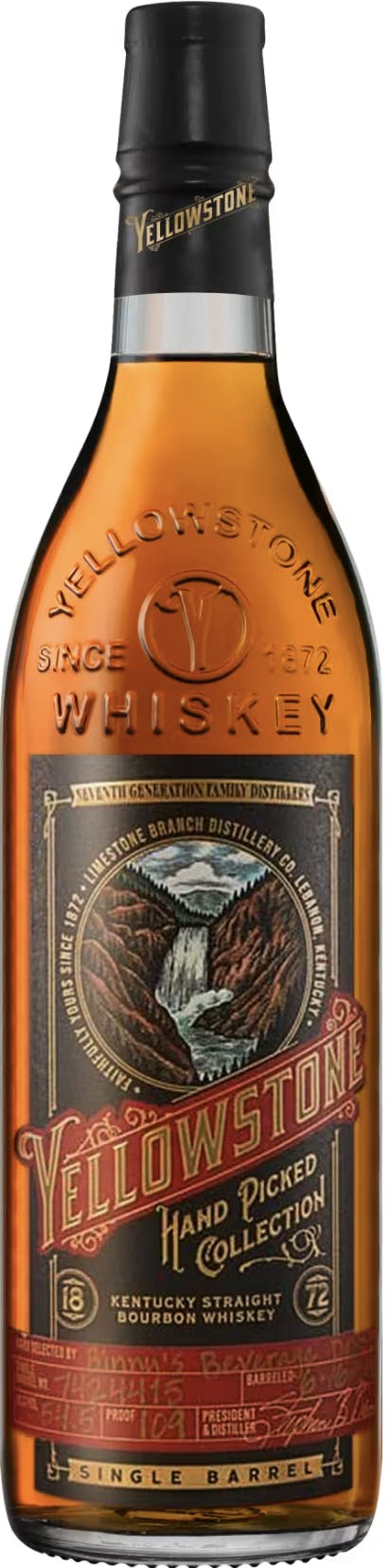 Yellowstone Hand Picked Collection Single Barrel Kentucky Straight ...