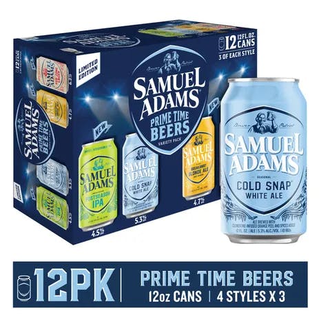 Samuel Adams Spring Mix Pack 12 pack 12 oz. Can - Joe Canal's Discount ...