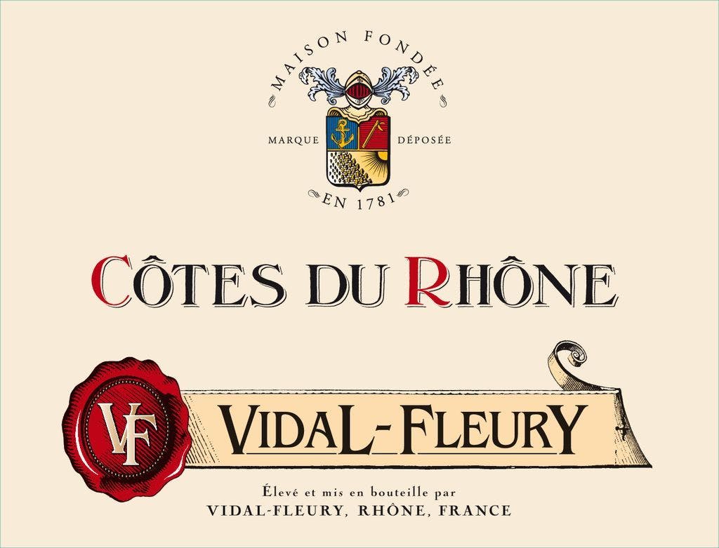 J. Vidal-Fleury Cotes du Rhone Blanc 2022 750ml - Bottle Shop of Spring ...