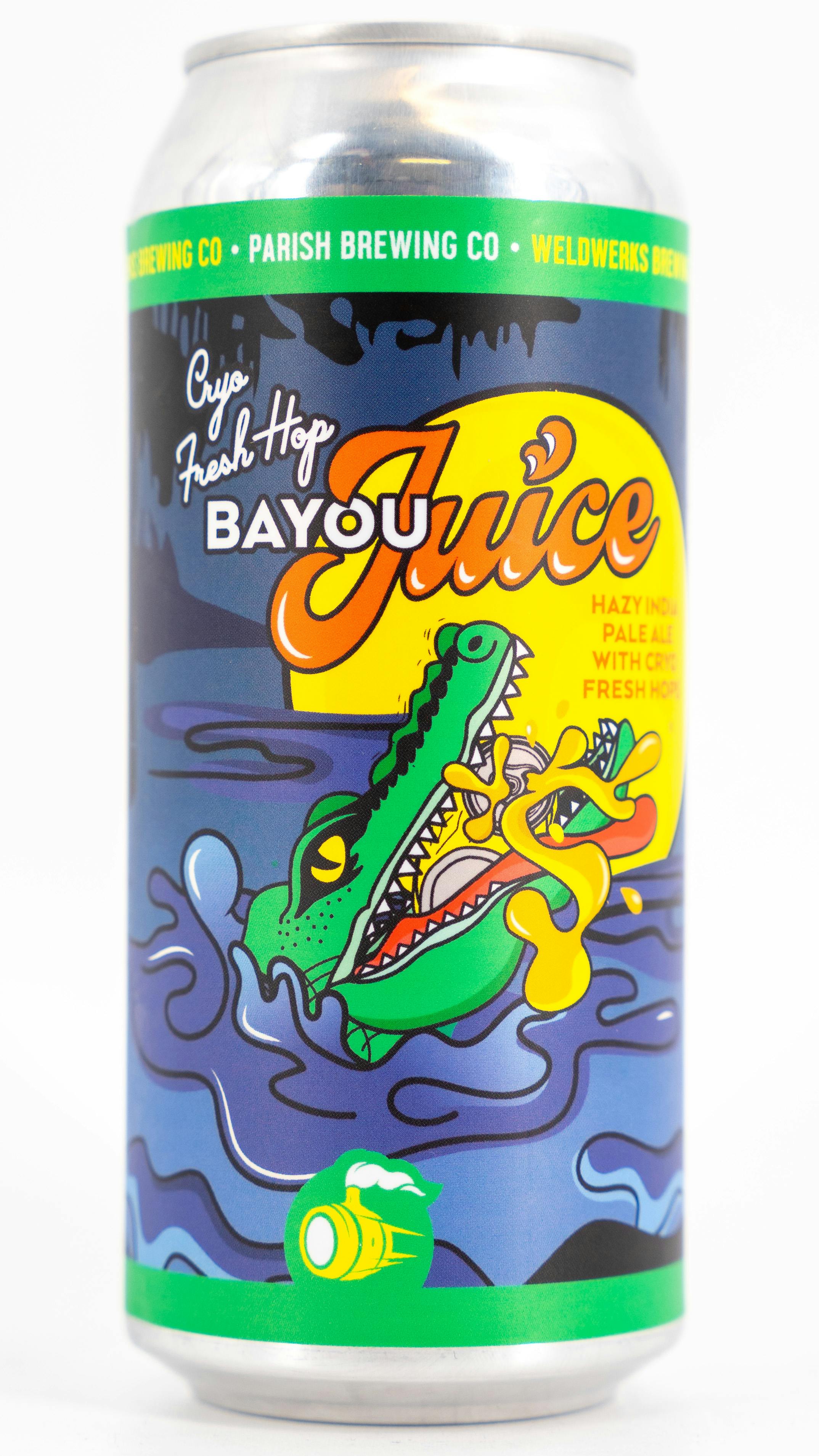 WeldWerks Brewing Co. Cryo Fresh Hop Bayou Juice IPA collab w/ Parish 4 ...