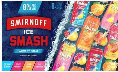 Smirnoff Ice Smash Variety 8 pack 16 oz. Can - Yankee Spirits