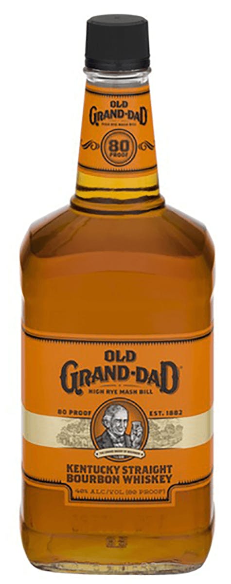 Old Grand-Dad Kentucky Straight Bourbon Whiskey 80 Proof 1.75L ...