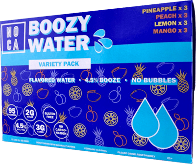 NOCA Boozy Water Variety Pack 12 pack 12 oz. Can - Yankee Spirits