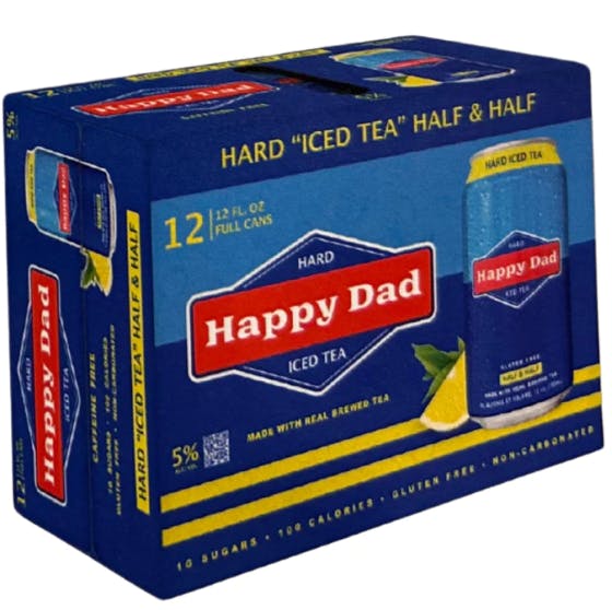 Happy Dad Hard Seltzer Happy Dad Hard Tea Half & Half 12 pack 12 oz ...