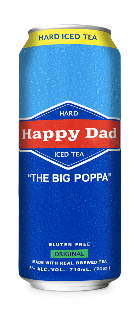 Happy Dad Hard Seltzer Happy Dad Hard Tea Original 24 oz. Can - Yankee ...