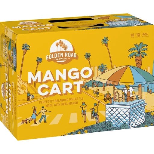 Golden Road Brewing Mango Cart 12 pack 12 oz. Can - Yankee Spirits