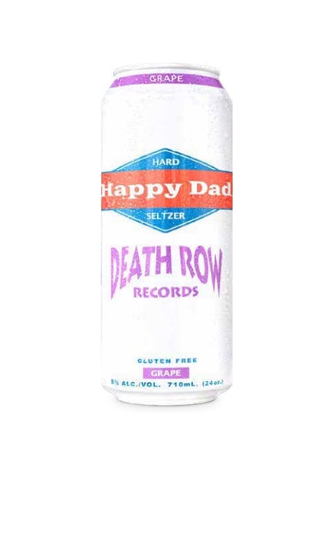 Happy Dad Hard Seltzer Grape Death Row Records 24 oz. Can - Yankee Spirits