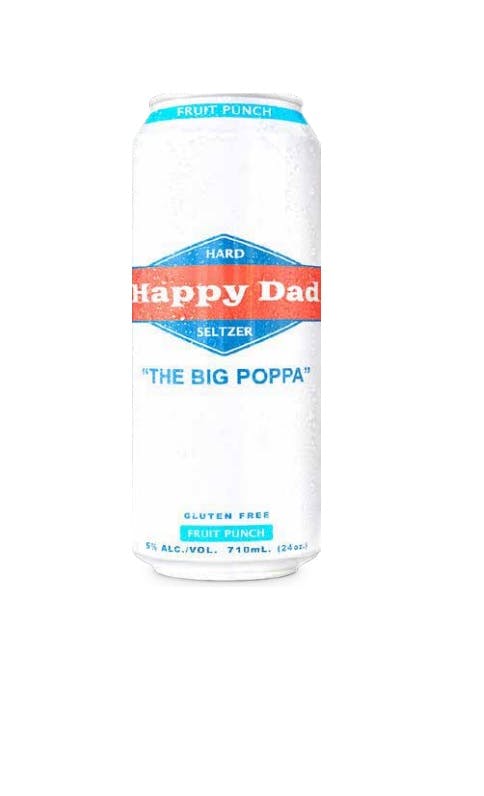 Happy Dad Hard Seltzer Fruit Punch 24 oz. Can - Yankee Spirits