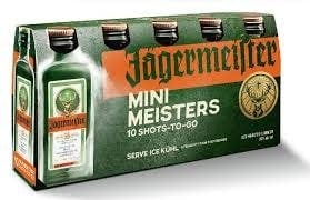 Jagermeister Mini Meisters 10x20ml Shot Pack 200ml - Argonaut Wine & Liquor