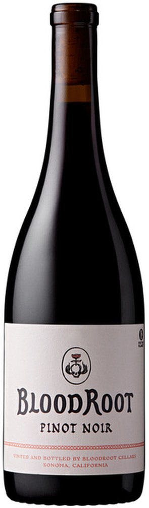 BloodRoot Wines Sonoma County Pinot Noir 2022 750ml - Great Grapes