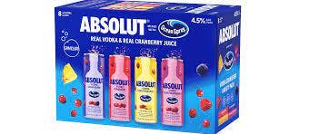 Absolut Ocean Spray Variety Pack 8 pack 355ml Can - Joe Canal's ...