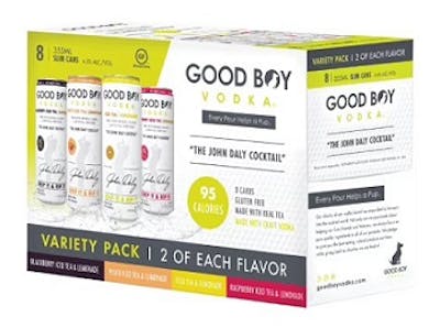 Good Boy Vodka The John Daly Cocktail Ice Tea & Lemonade 8 pack 12 oz. Can - Yankee Spirits
