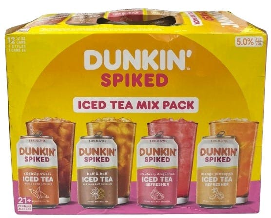 Harpoon Brewery Dunkin Spiked Tea Variety 12 pack 12 oz. Can - Kelly's ...