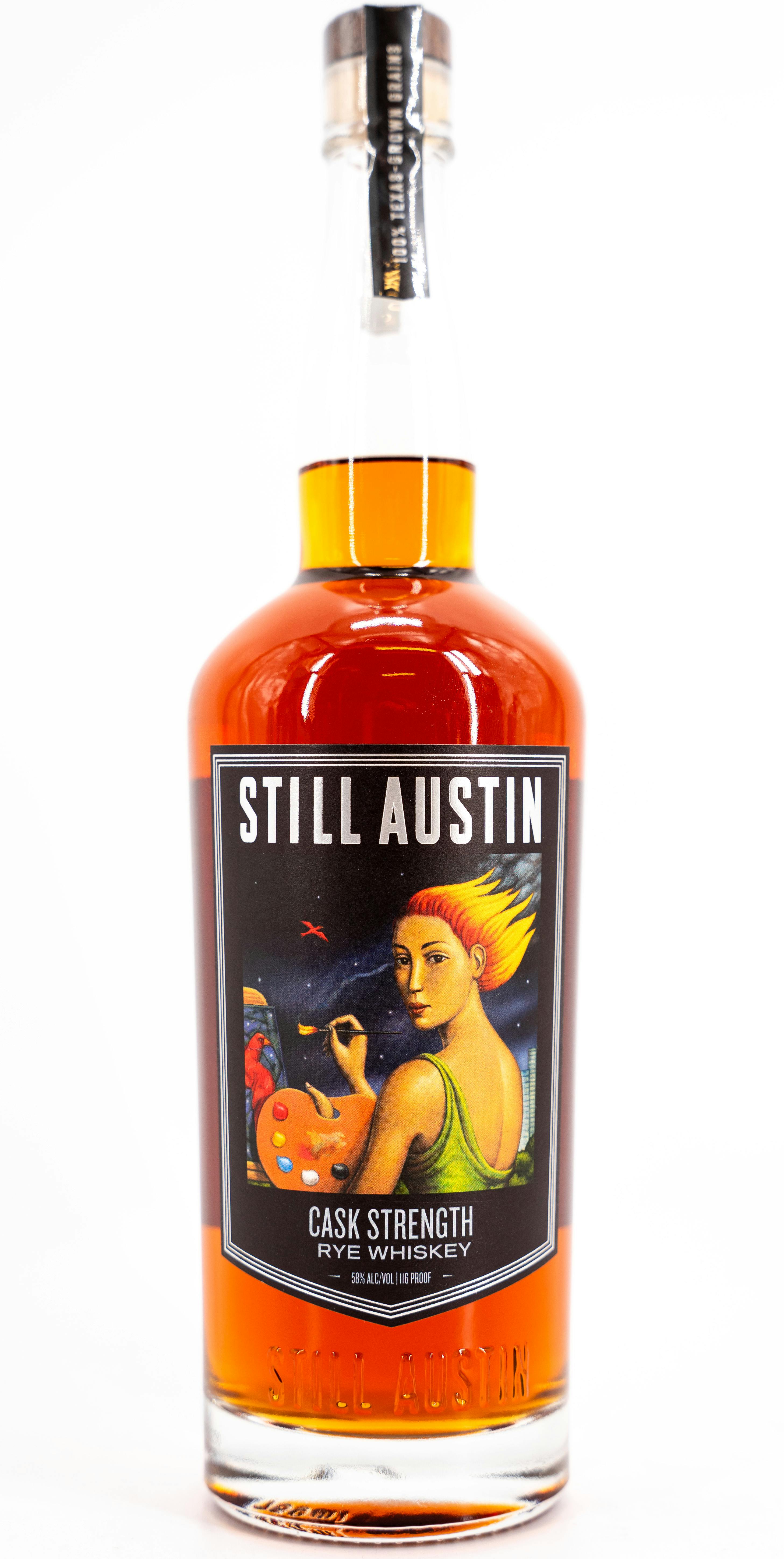 STILL AUSTIN RYE CASK STRENGTH 2YR 750ml 750ml - Argonaut Wine & Liquor