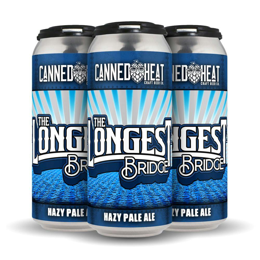 Canned Heat Beer The Longest Bridge 4 pack 16 oz. Can - Yankee Spirits