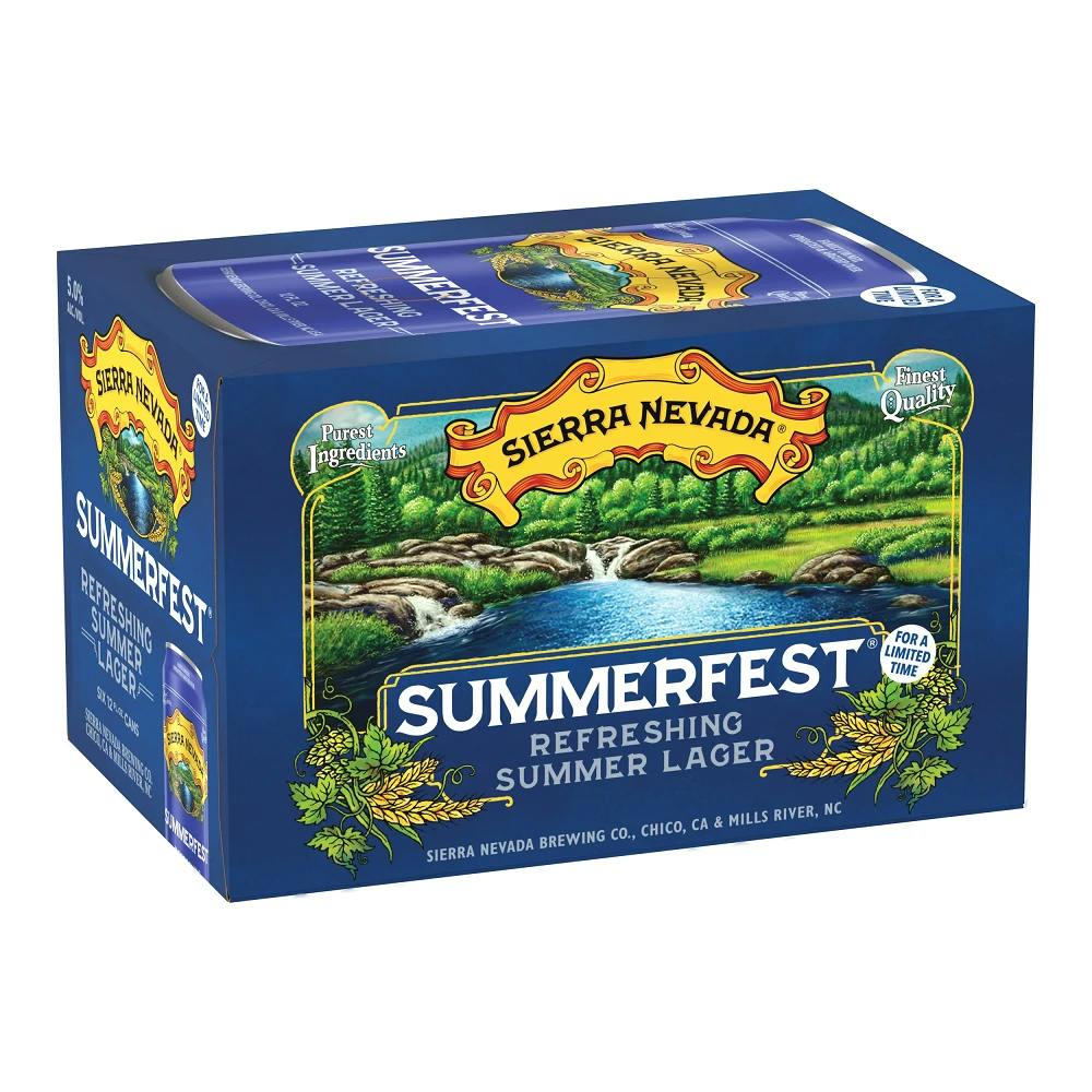 Sierra Nevada Summerfest 6 pack 12 oz. Can - Allendale Wine Shoppe