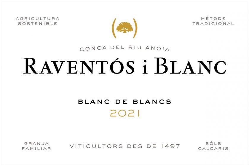 Raventos i Blanc Conca del Riu Anoia Brut Blanc de Blancs 2021 750ml ...