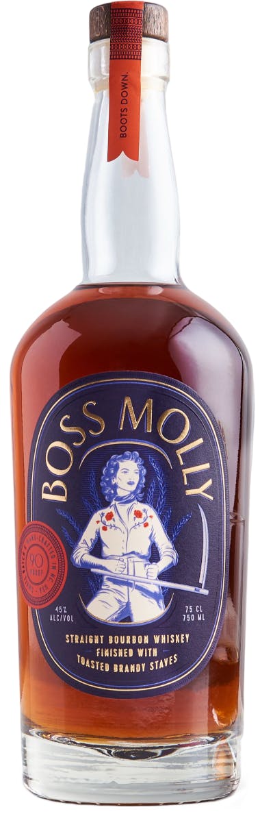 Boss Molly Straight Bourbon Whiskey 750ml - Kelly's Liquor