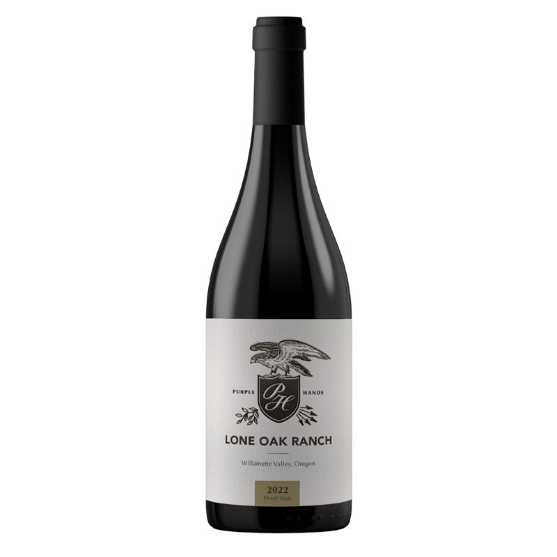 PURPLE HANDS PINOT NOIR LONE OAK 2022 750ml 750ml - Argonaut Wine & Liquor