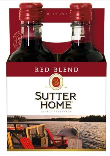 Sutter Home Red Blend 4 pack 187ml - Vine Republic