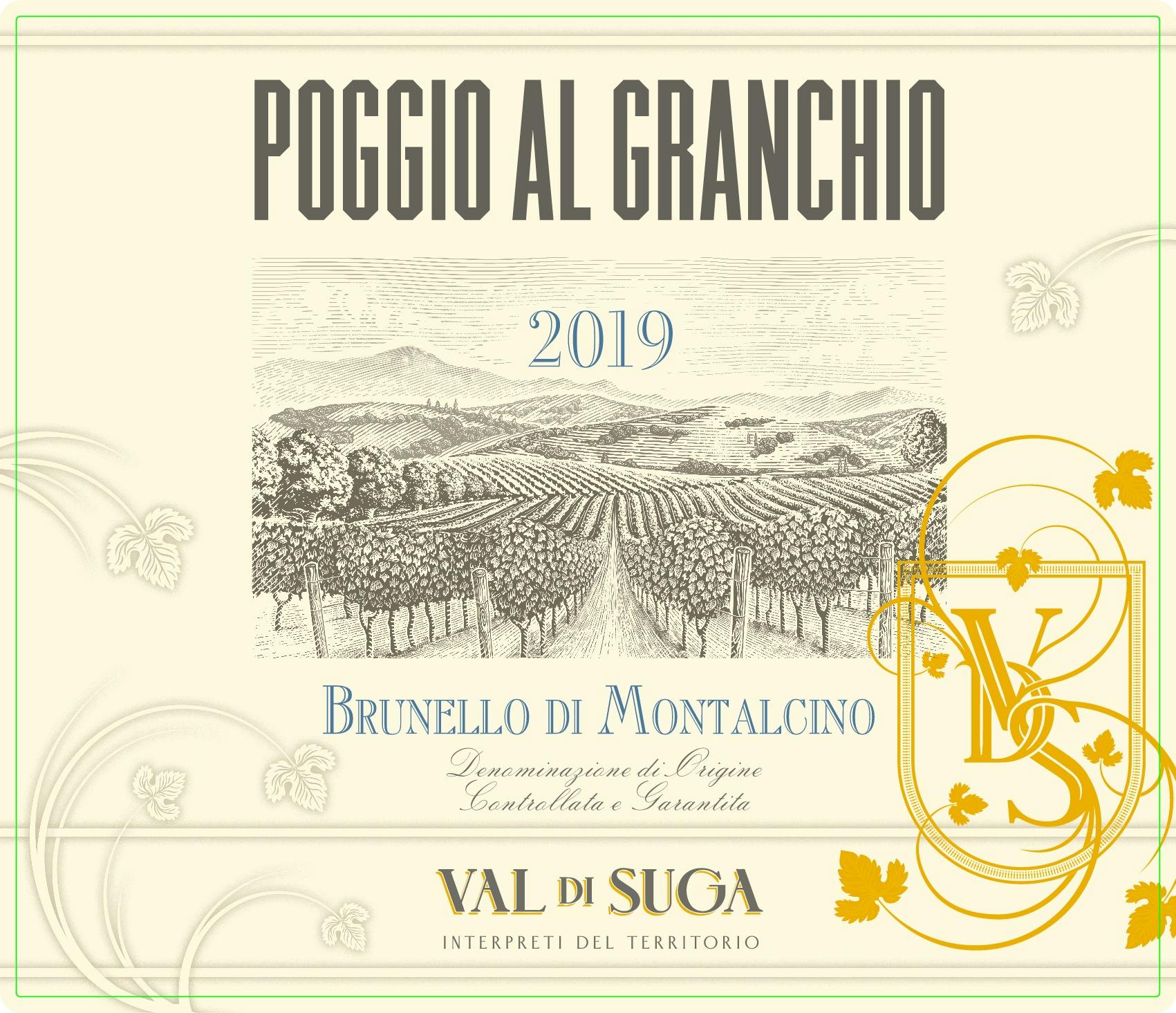 Val di Suga Brunello Di Montalcino Poggio Al Granchio 2019 750ml ...