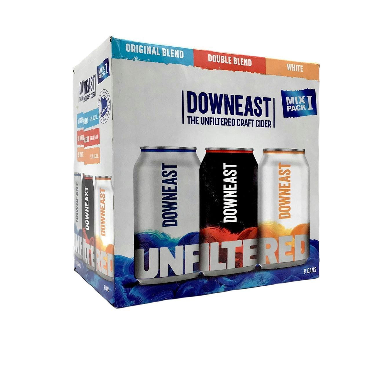 Downeast Cider House Variety Pack #1 9 pack 12 oz. Can - Allendale Wine ...