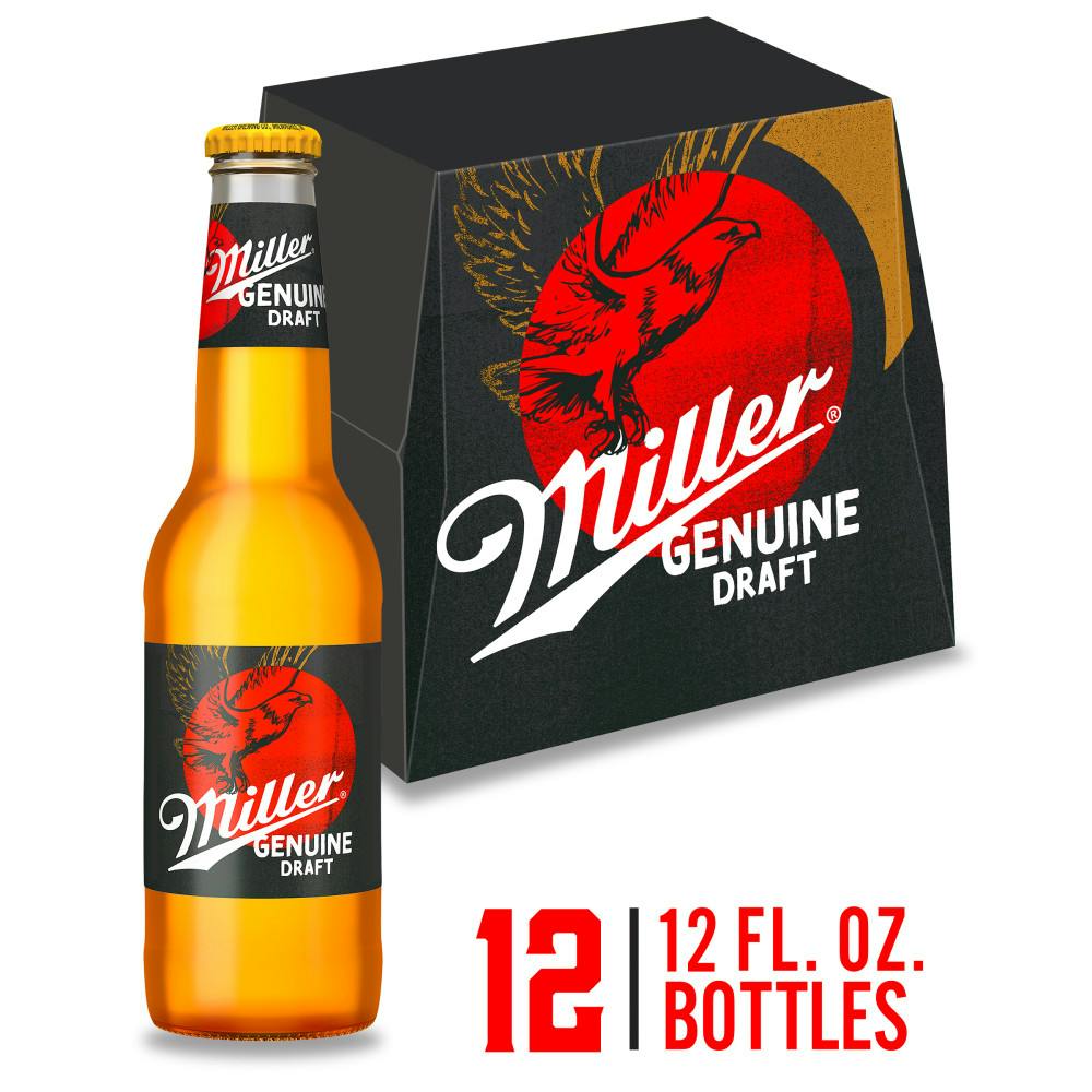 Miller Genuine Draft 12 pack 12 oz. Bottle - Yankee Spirits