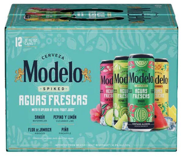 Modelo Aguas Frescas Variety Pack 12 pack 12 oz. Can - Allendale Wine ...