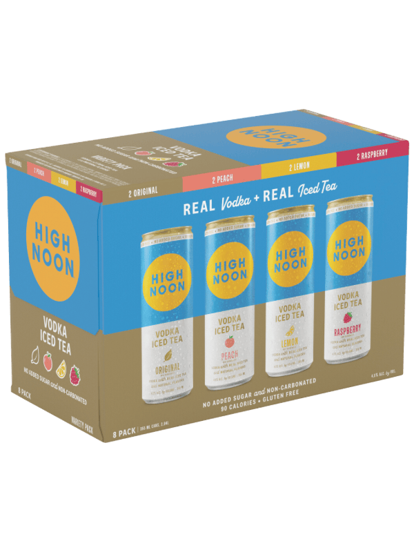 High Noon Spirits Vodka Iced Tea Variety 8 Pack 12oz Can 8 pack 12 oz ...