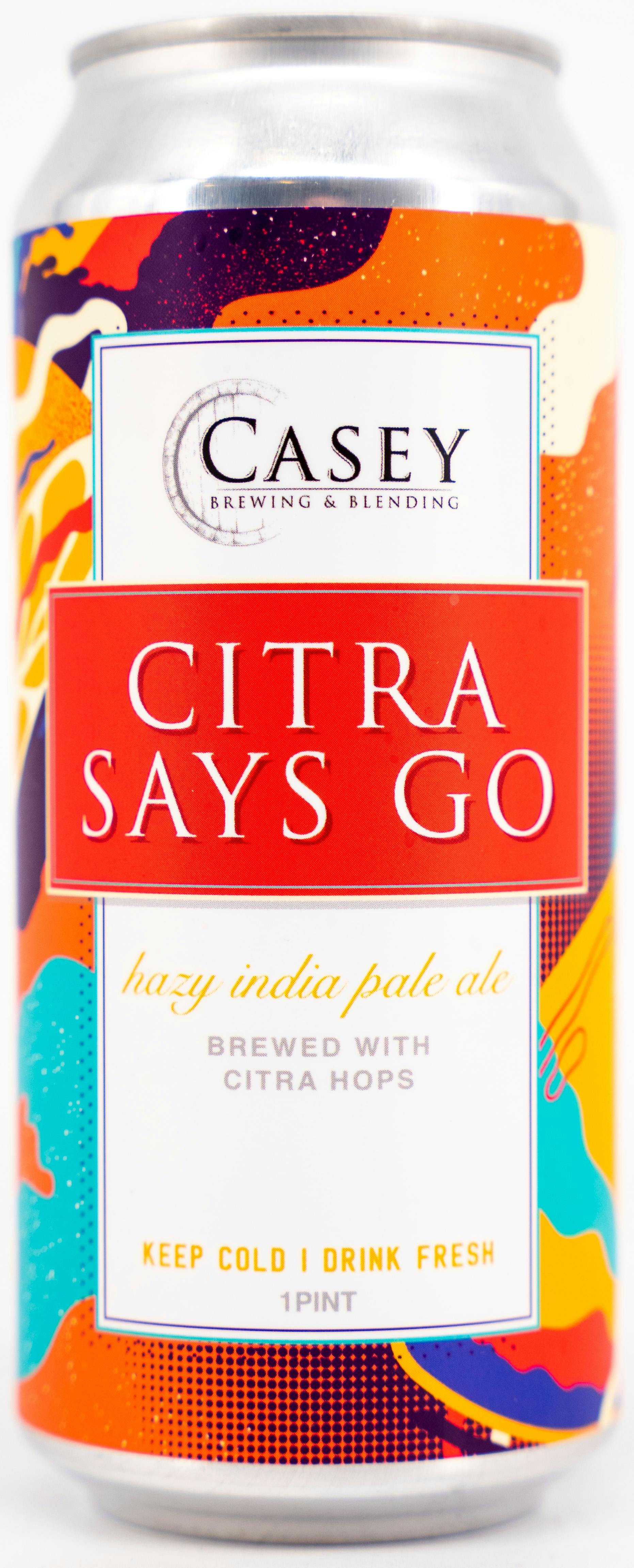 Casey Brewing & Blending Citra Says Go 4 pack 16 oz. Can - Argonaut ...