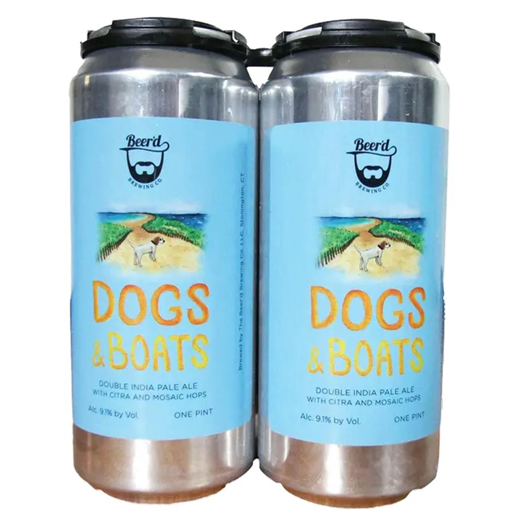 Beer'd Brewing Co. Dogs & Boats DIPA 4 pack 16 oz. Can - Yankee Spirits