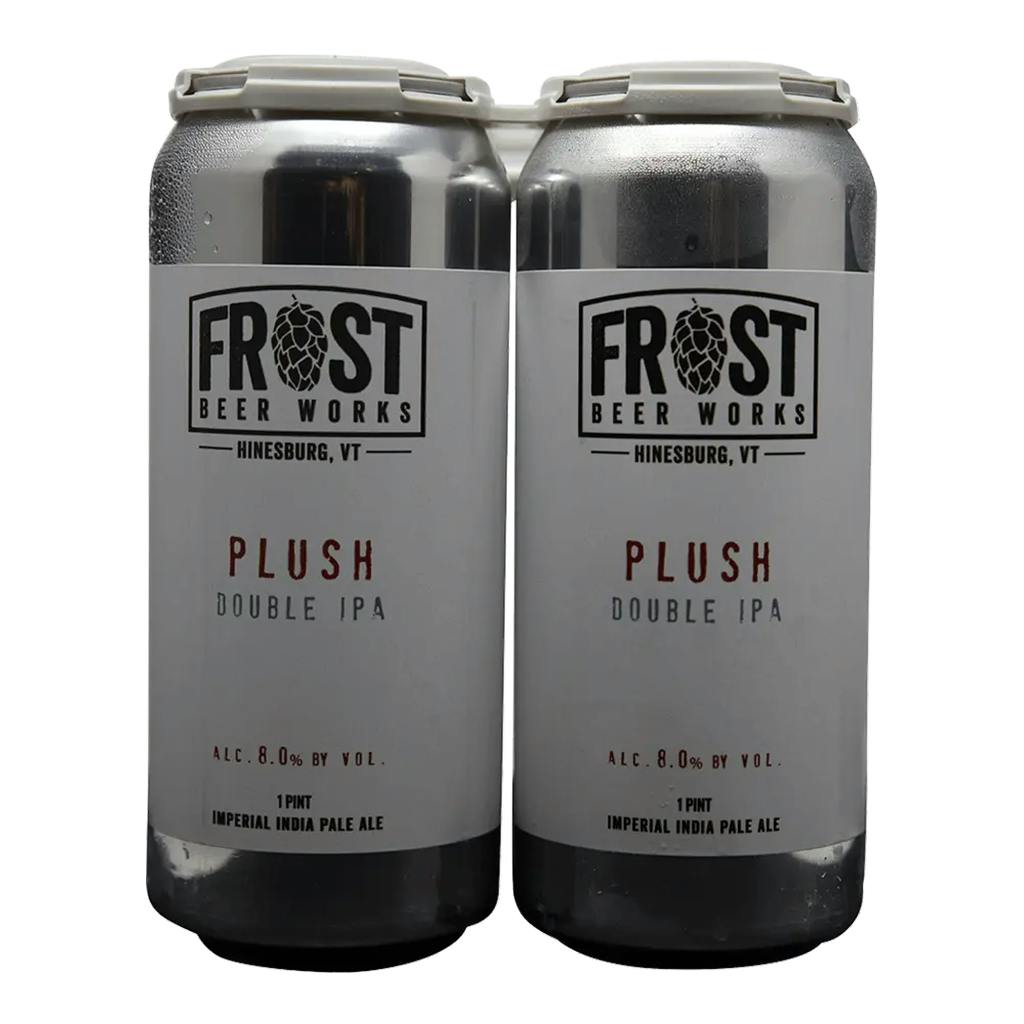 Frost Beer Works Lush Double IPA 4 pack 16 oz. Can - Yankee Spirits
