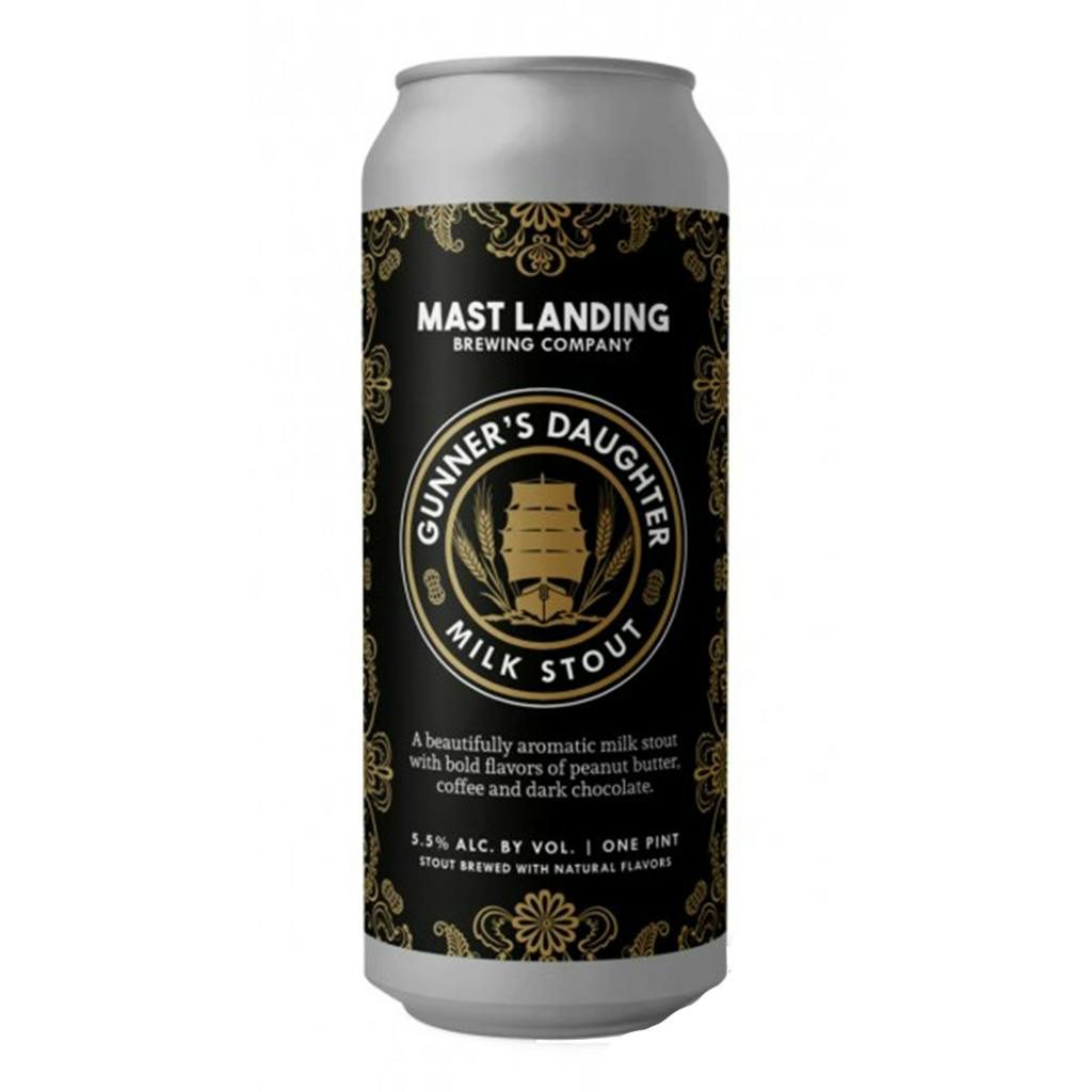 Mast Landing Brewing Gunners Daughter Milk Stout 4 pack 16 oz. Can ...