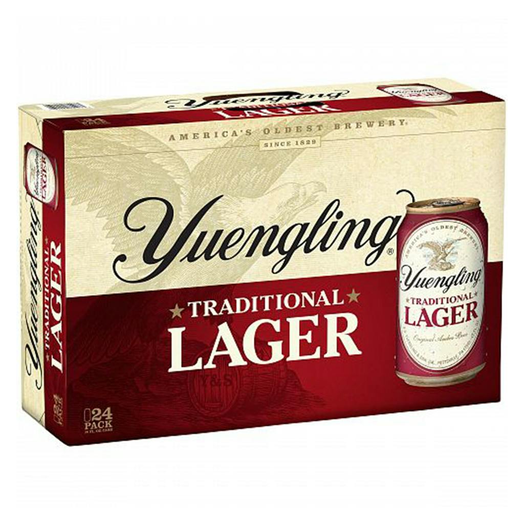 Yuengling Traditional Lager 24 pack 12 oz. Can - Yankee Spirits