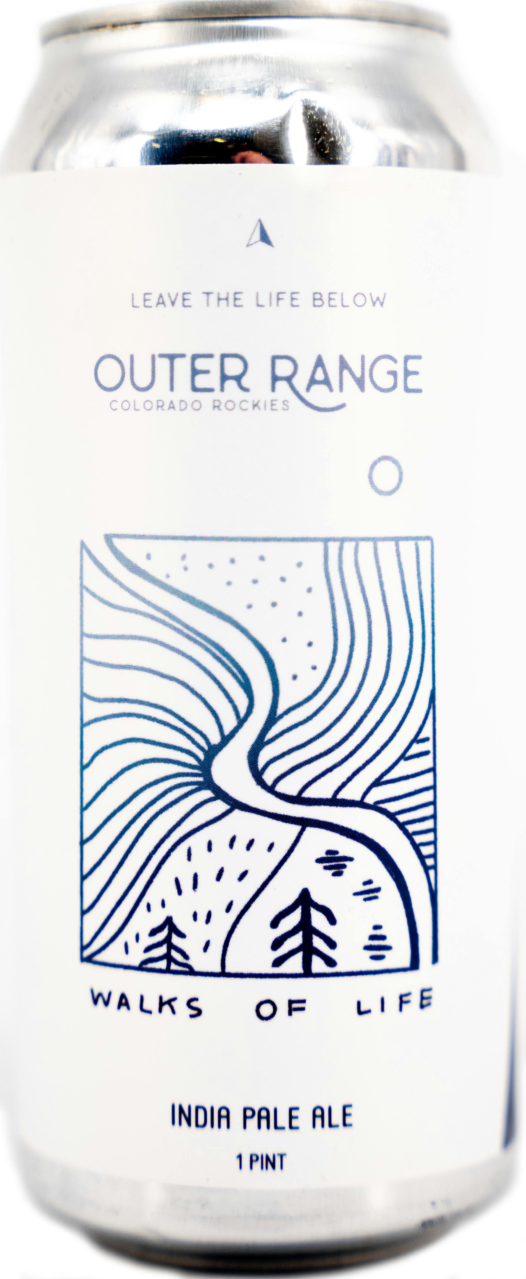 Outer Range Brewing Walks Of Life 4 pack 16 oz. Can - Argonaut Wine ...