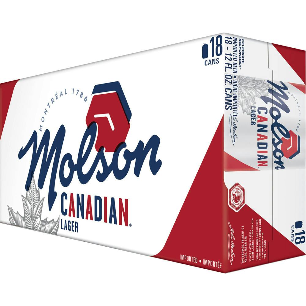 Molson Canadian 18 pack 12 oz. Can - Yankee Spirits