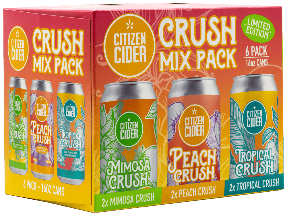 Citizen Cider Crush Mix Pack 6 pack 16 oz. Can - Yankee Spirits