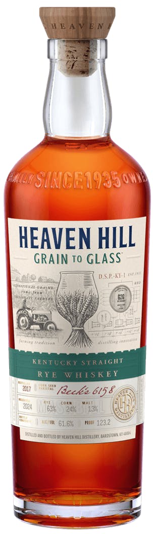 Heaven Hill Grain to Glass Rye 700ml - Yankee Spirits