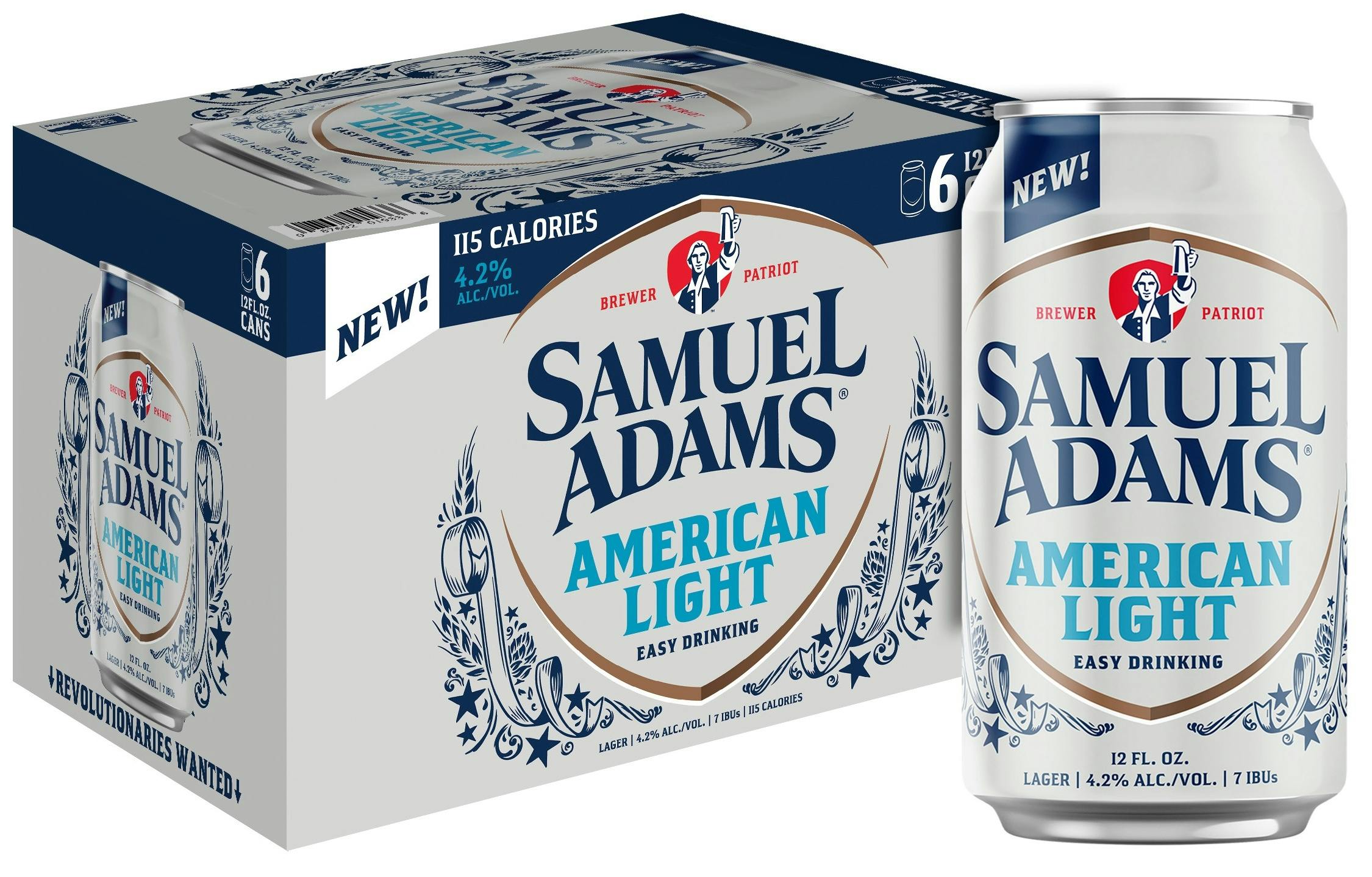 Samuel Adams American Light 6 pack Bottle - Vine Republic