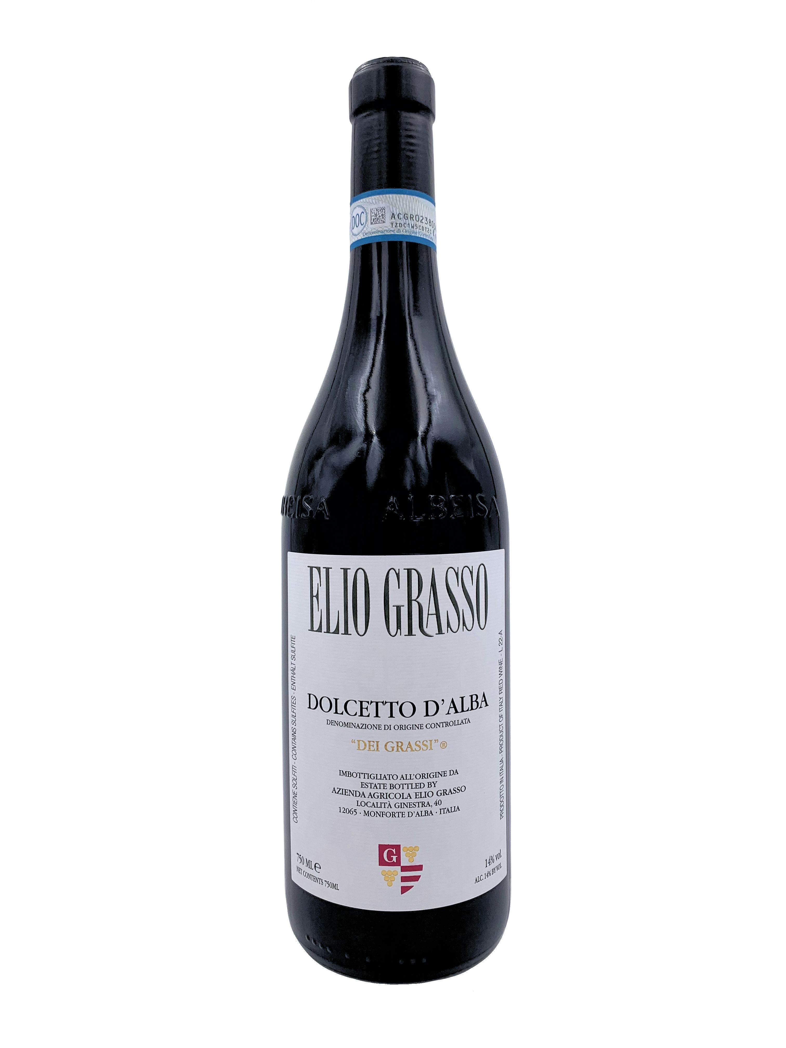 Elio Grasso "Dei Grassi" - Dolcetto d'Alba 2022 750ml - Princeton ...