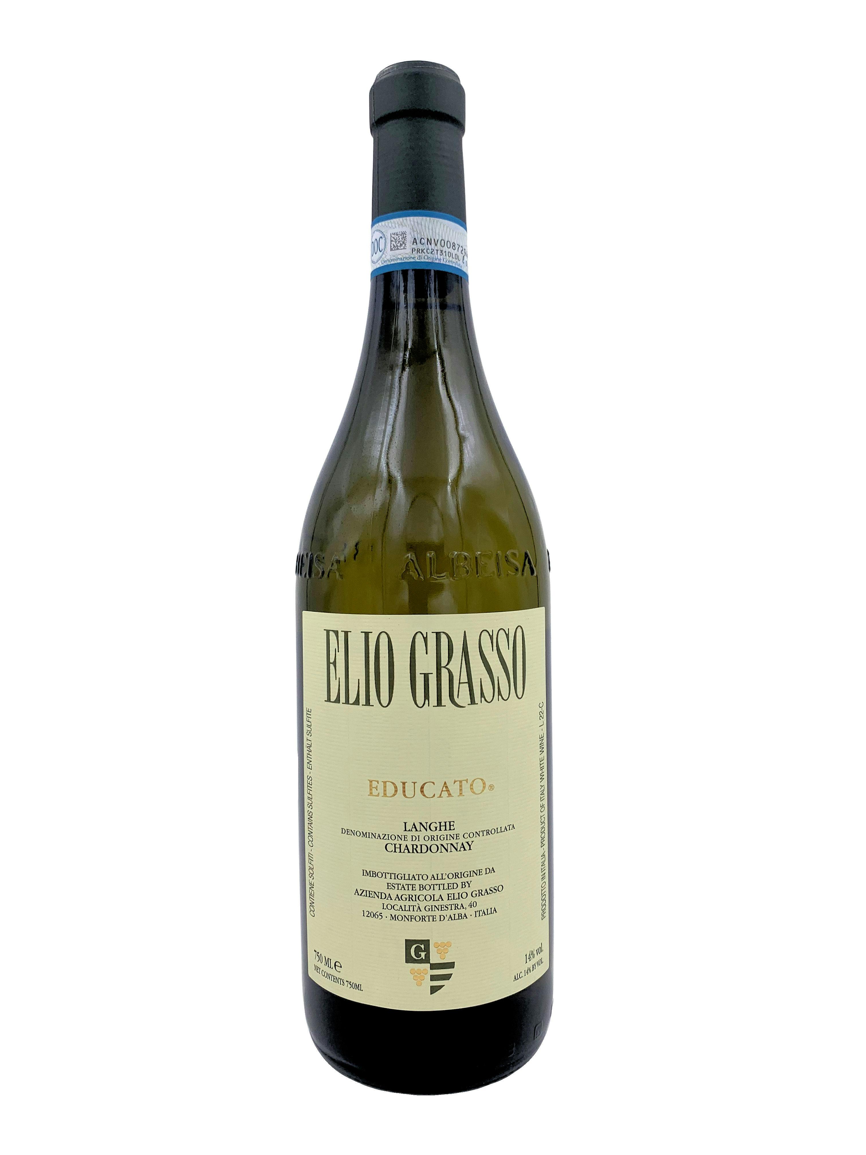 Elio Grasso "Educato" - Chardonnay 2022 750ml - Princeton Corkscrew ...