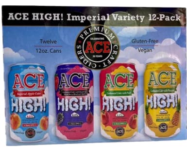 Ace Cider High! Imperial Variety Pack 12 pack 12 oz. Can - Yankee Spirits