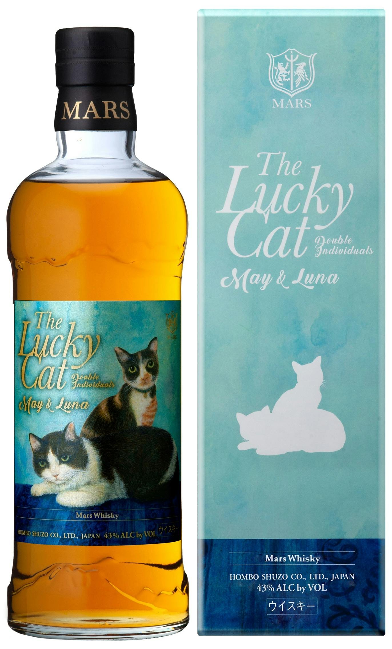 Mars Distillery The Lucky Cat May & Luna Japanese Whisky 720ml - The ...