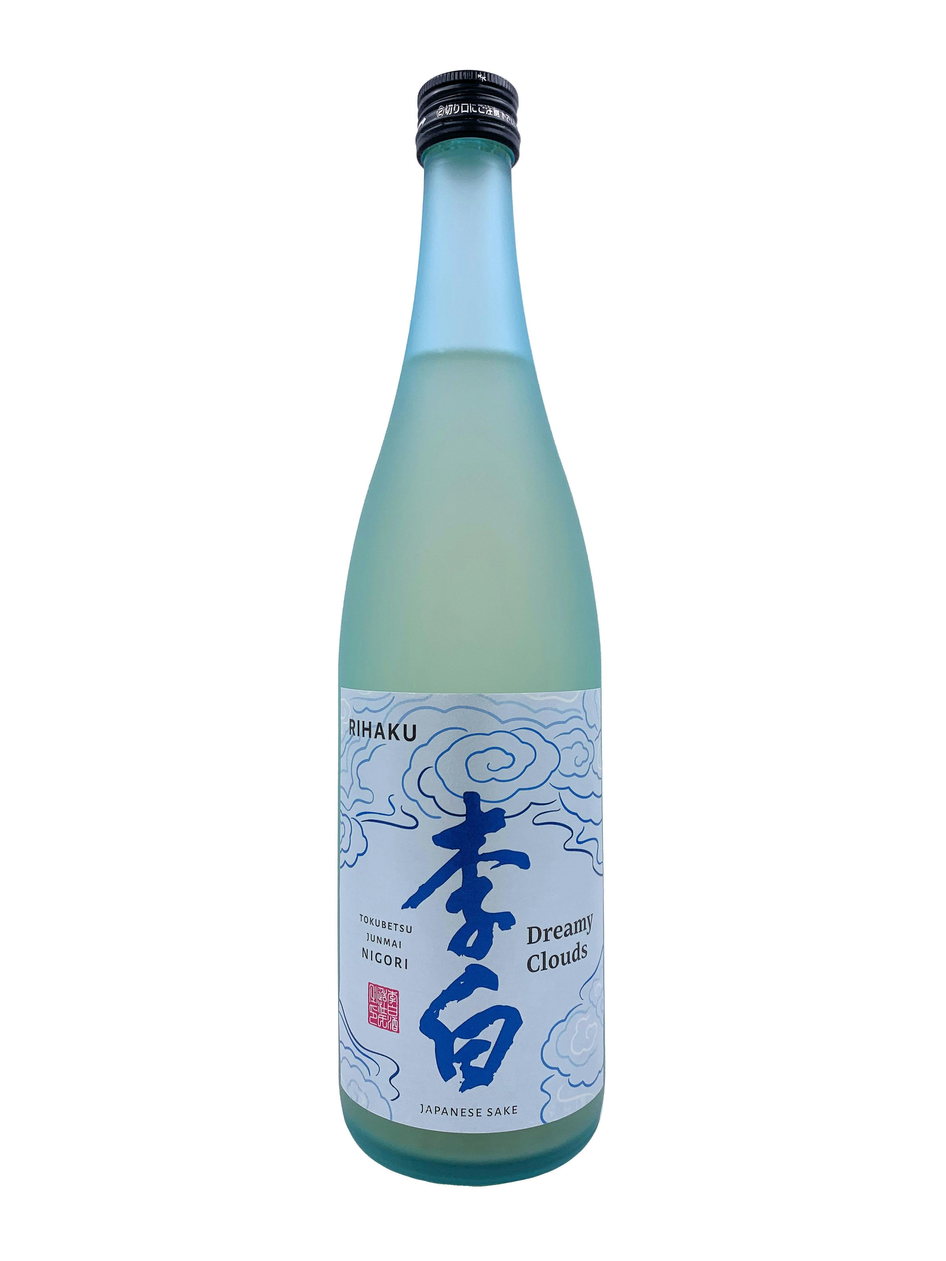 Rihaku Dreamy Clouds Tokubetsu Junmai Nigori Sake 720ml - Princeton ...