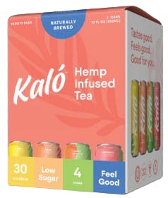 Kalo Hemp-Infused Tea Variety Pack 4 pack Can - Vine Republic