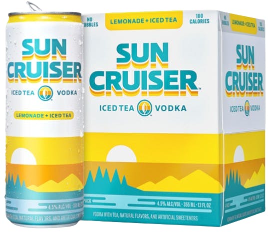 Sun Cruiser Lemonade + Iced Tea Cocktails 4 pack 12 oz. Can - Vine Republic
